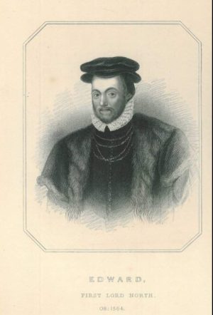 Portrait Engraving of Edward, First Lord North. J. Thomson (engraver ...